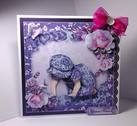 Learning to Crawl Card Front Mini Kit - CUP425568_1483 | Craftsuprint