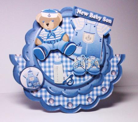 It's a Boy! Rocker Card Mini-kit - CUP478377_1035 | Craftsuprint