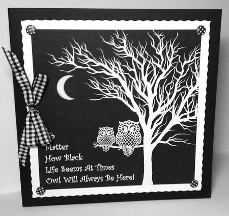 Owl Will Always Be Here (1) 8x 8 Card Topper & Bookmark - CUP486999_604 ...