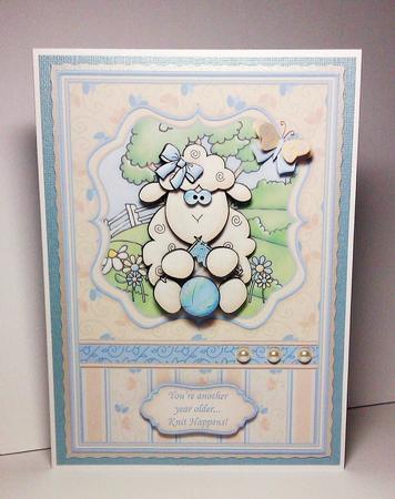 Another Year Older Knit Happens Topper & Decoupage - CUP518941_68 ...