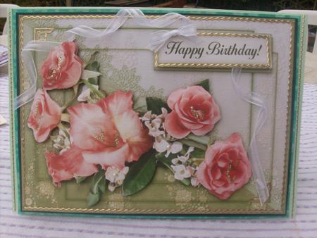 Roses and Lace - Decoupage Card - CUP58201_499 | Craftsuprint