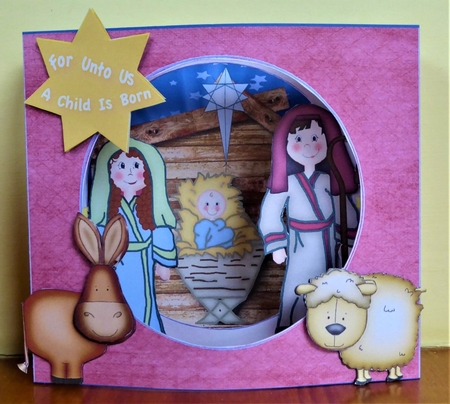 Nativity Diorama Card - CUP999627_37881 | Craftsuprint
