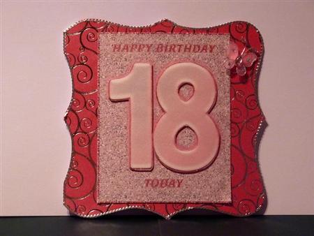 Pink Glitter 18th Birthday - CUP203139_643 | Craftsuprint
