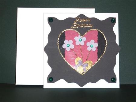 Framed Box Card 5x5 Heart - CUP151003_21 | Craftsuprint