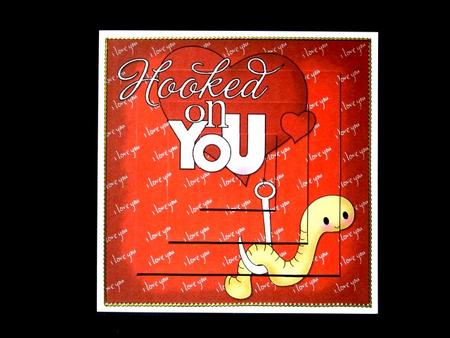 Hooked on You Valentines Pyramid - CUP290450_1209 | Craftsuprint