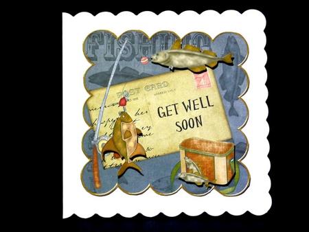 Black Fishing Get Well Soon 8in Decoupage Step by Step - CUP334595_10 ...