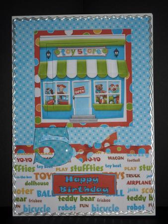 Toy Shop Pyramid Card Front 3rd 4th 5th - CUP126217_576 | Craftsuprint