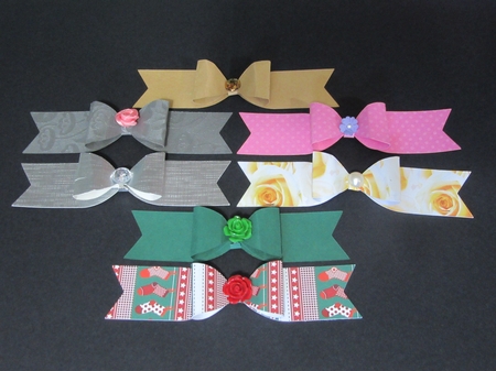 3D Ribbon Bow Template 1 - File - CUP701327_671 | Craftsuprint