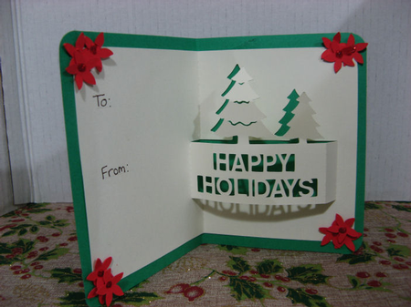 037 Happy Holidays Pop Up Insert - CUP695979_1415 | Craftsuprint