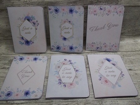 Pretty Pastel Notelets & Wallet Kit - CUP908159_72307 | Craftsuprint