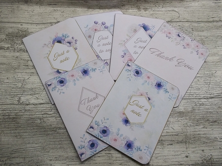 Pretty Pastel Notelets & Wallet Kit - CUP908159_72307 | Craftsuprint