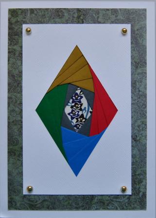 Basic Diamond Iris Folding Pattern - CUP288901_1473 | Craftsuprint