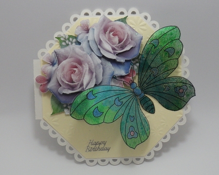 Octagonal scalloped edge cards - CUP907271_1577 | Craftsuprint