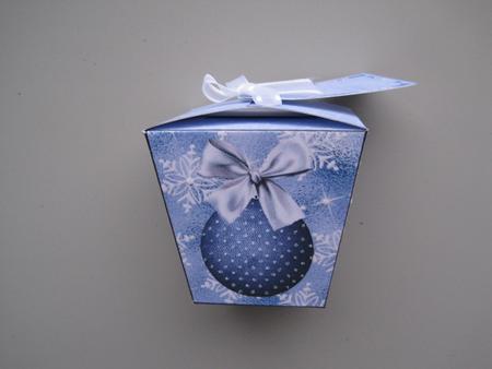 Blue Christmas Small Box & Tag - CUP269718_1399 | Craftsuprint