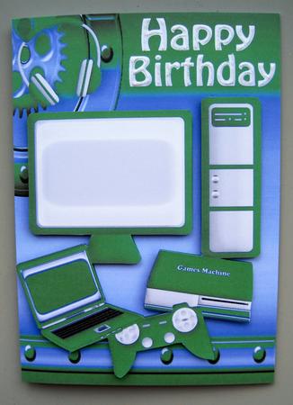 Green Computer, Laptop and Playstation A4 - CUP321987_415 | Craftsuprint