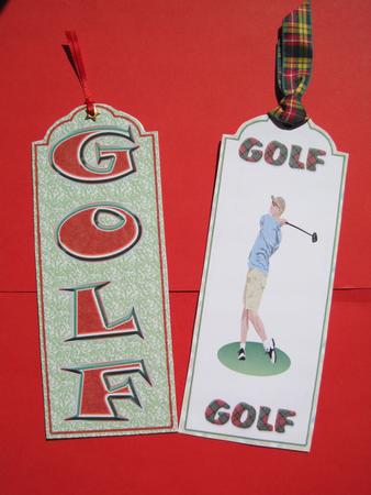 Golf Bookmarks - CUP116014_173 | Craftsuprint