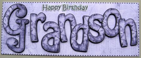 Large Dl Birthday Grandson Clocks 3D Decoupage - CUP565527_359 ...