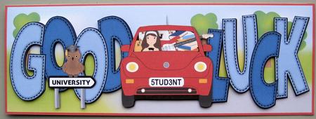 Good Luck at University (female) Large Dl 2 - Photo by Margaret Bleazard