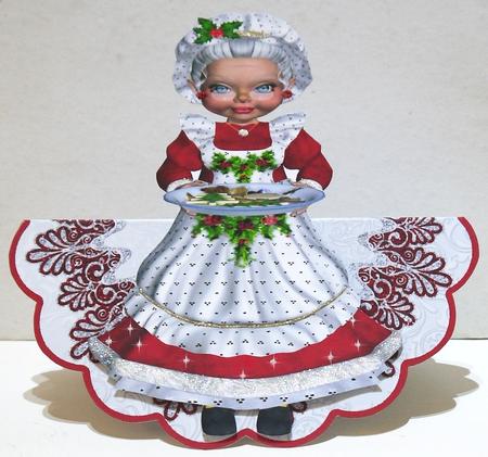 Mrs. Santa Claus Christmas Wobble 3D Kit - CUP650549_2049 | Craftsuprint