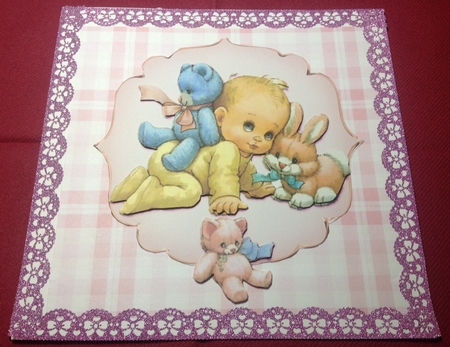 Baby Girl Backing Paper 1 - CUP532472_1051 | Craftsuprint
