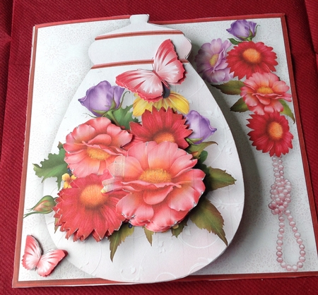 Mixed Posy Money Pot Card Mini Kit - CUP838071_1648 | Craftsuprint