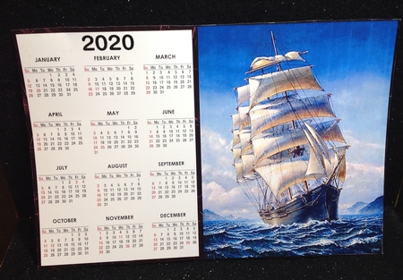 2020 Calendar - Landscape In Full Sail - CUP986929_4063 | Craftsuprint