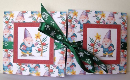 Exploding Card - Christmas Gnome - Photo by Margaret McCartney