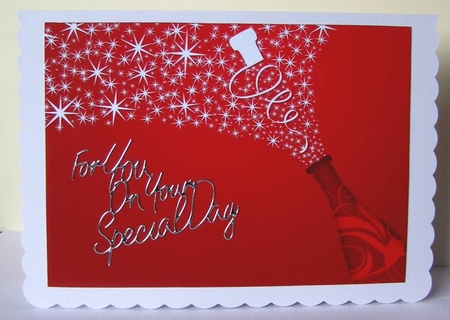 Blank card front / topper - Flourish champagne - CUP699303_571 ...