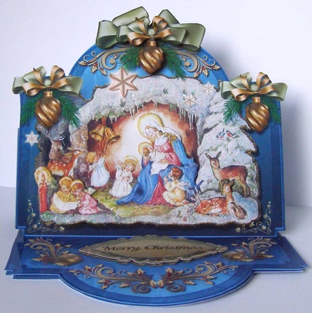 Mother Mary Nativity Easel 3 - Photo by Margaret McCartney