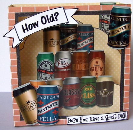 3D Shadow Box Card Mini Kit - The Ale House Beer shop - CUP888522_359 ...