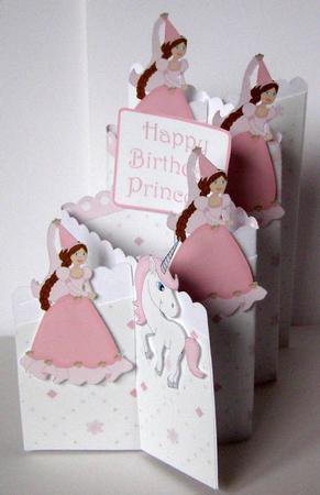 Pink Princess Cascade Card Kit - CUP128818_66 | Craftsuprint