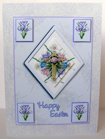 Easter Cross and Crocus - CUP172135_478 | Craftsuprint