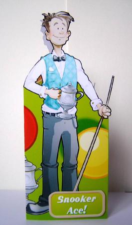 Snooker Dude Shaped. - CUP82029_437 | Craftsuprint