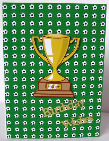 Football Fan Backing Paper - CUP301220_1446 | Craftsuprint