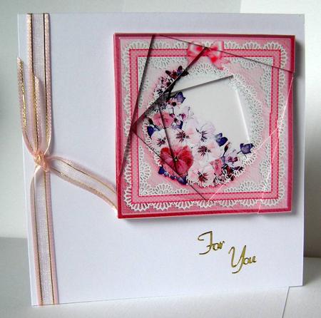 Spring Flowers Quick Card Twisted Spiral Side Stacker - Photo by ...