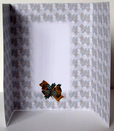 Copper Xmas Candy Canes Gatefold Insert - CUP343158_442 | Craftsuprint