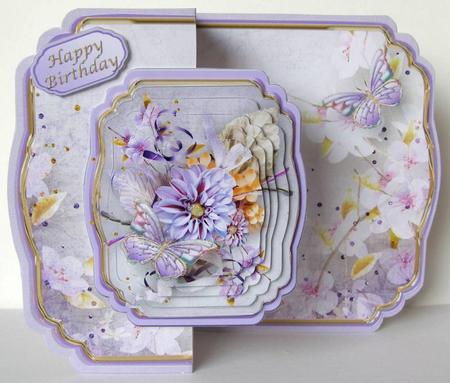Lilac Flowers Fold Back Mini Kit - CUP425862_1648 | Craftsuprint