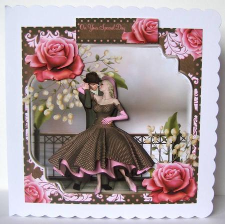 1950's the Meeting Card Front - CUP453204_1483 | Craftsuprint