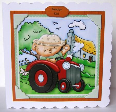 Tractor Ted Card Topper & Decoupage Male Birthday - CUP456907_68 ...