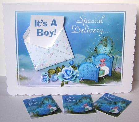 An Envelope on Top! Card Front Mini-kit - Baby Boy - CUP517486_203 ...