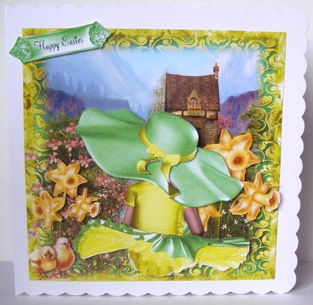 The Easter Bonnet Card Front Kit - CUP526594_1483 | Craftsuprint