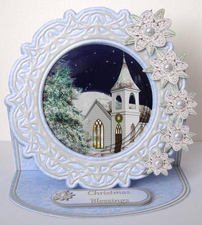 Silent Night Framed Easel Card Mini Kit - CUP569477_1648 | Craftsuprint