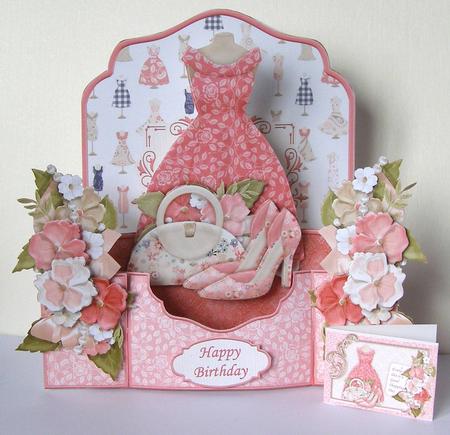 Fashion Shoes & Bag 3D Pop Up Card Kit & Decoupage - CUP571959_68 ...