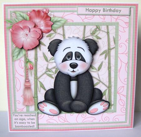 Easily Bamboozled Card Mini Kit & Decoupage - CUP583339_68 | Craftsuprint