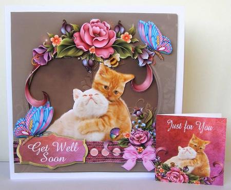 Cute Pair of Kittens Card Front and Gift Card - CUP588558_2120 ...