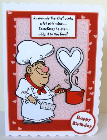 Raymonde the Chef - Birthday or Valentines Day - CUP598651_601 ...