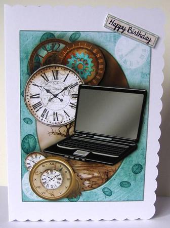 Computer Time Male Card - CUP601627_1812 | Craftsuprint