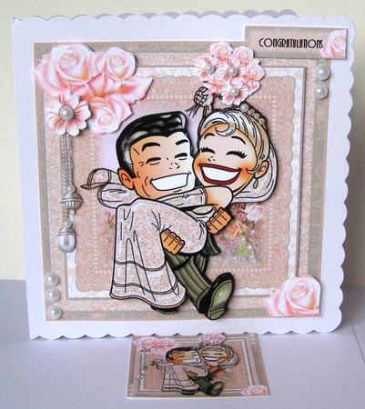 The Happy Couple Card Front Kit - CUP609623_1483 | Craftsuprint