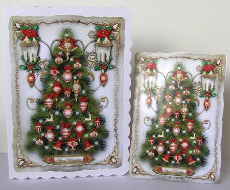 Christmas Tree with Decorations Card Kit - CUP648036_1641 | Craftsuprint