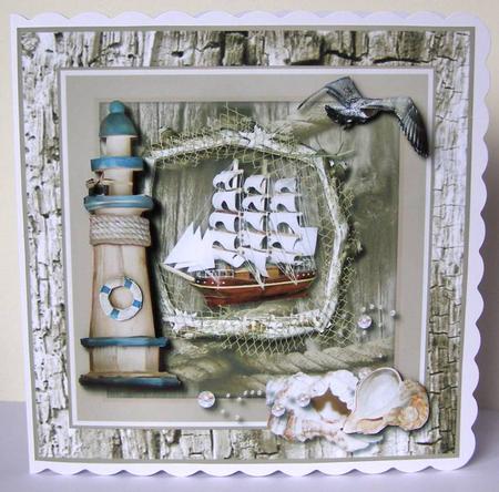 Ship-shape Card Topper - CUP672846_99 | Craftsuprint